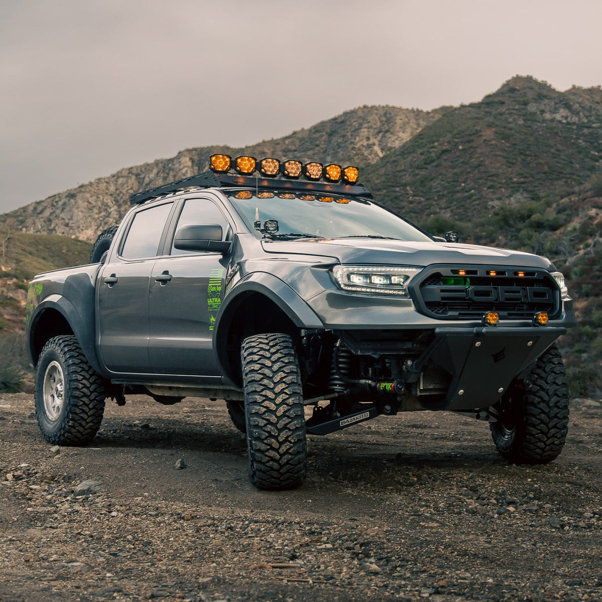 2019 2023 Ford Ranger and Tremor BIG MOUTH Ram Air Intake Snorkel