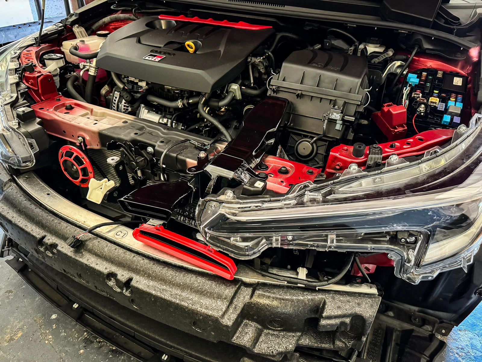 2023+ Toyota GR Corolla BIG MOUTH Ram Air Intake Snorkel PLUS High Flow Induction | Velossa Tech ...