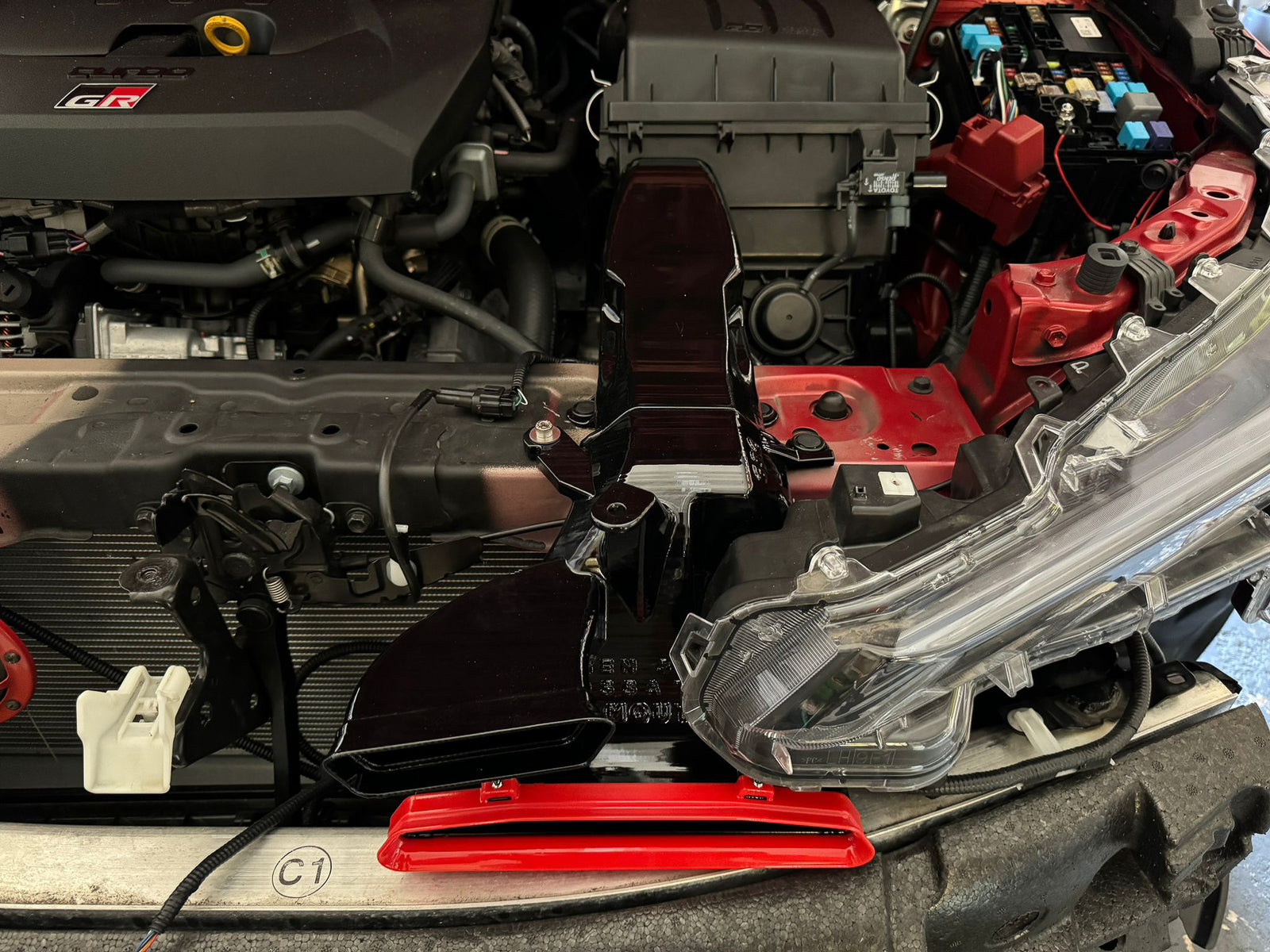 2023+ Toyota GR Corolla BIG MOUTH Ram Air Intake Snorkel PLUS High Flow Induction | Velossa Tech ...