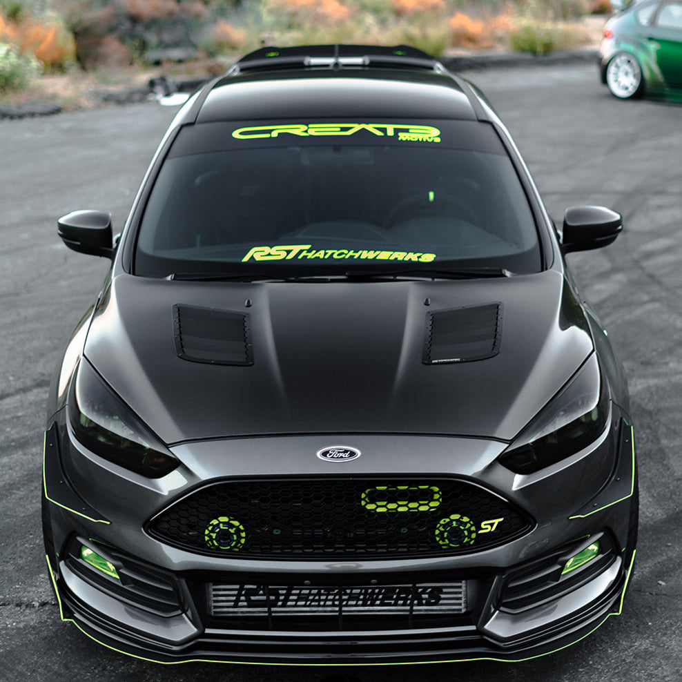 2013-2018 Ford Focus ST/SE/ST-Line BIG MOUTH Ram Air Intake Snorkel ...